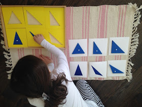 "Making Montessori Ours": Geometric Cabinet, Montessori Geometry at Home