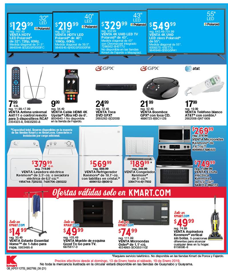 Ahorros Diarios Usando Cupones: Especiales válidos en las tiendas Kmart ...