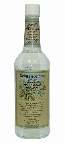 information about alcohol: Devil Springs Vodka