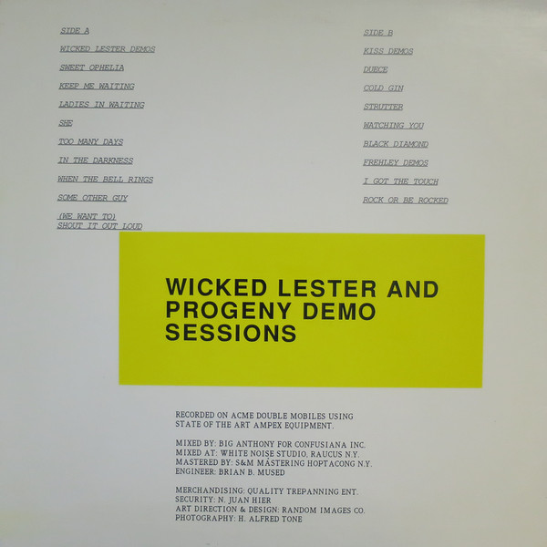 johnkatsmc5: Wicked Lester “The Original Wicked Lester Session” Gene ...