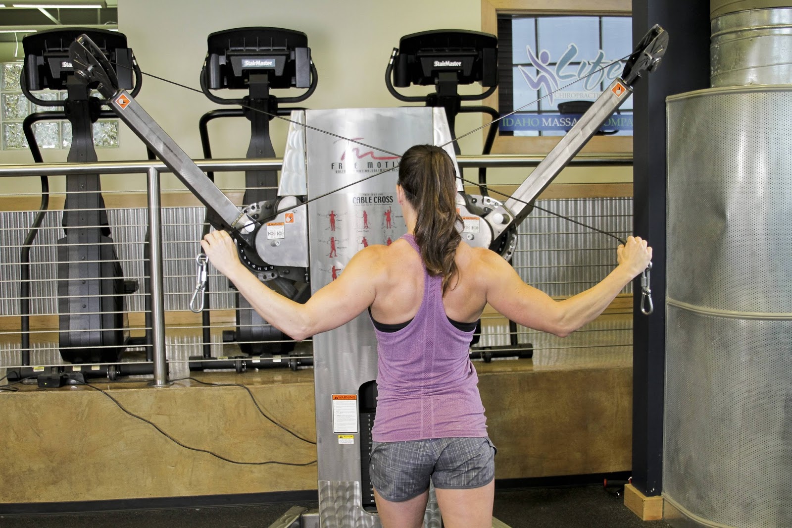 high cable rear delt fly