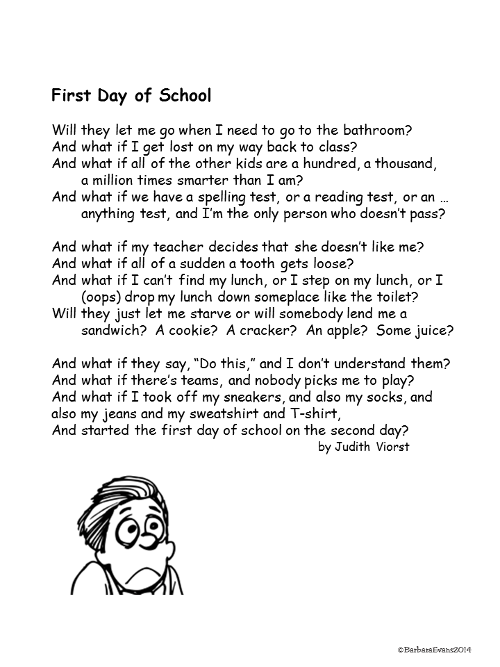 It's About Time, Teachers!: First Day of School Jitters