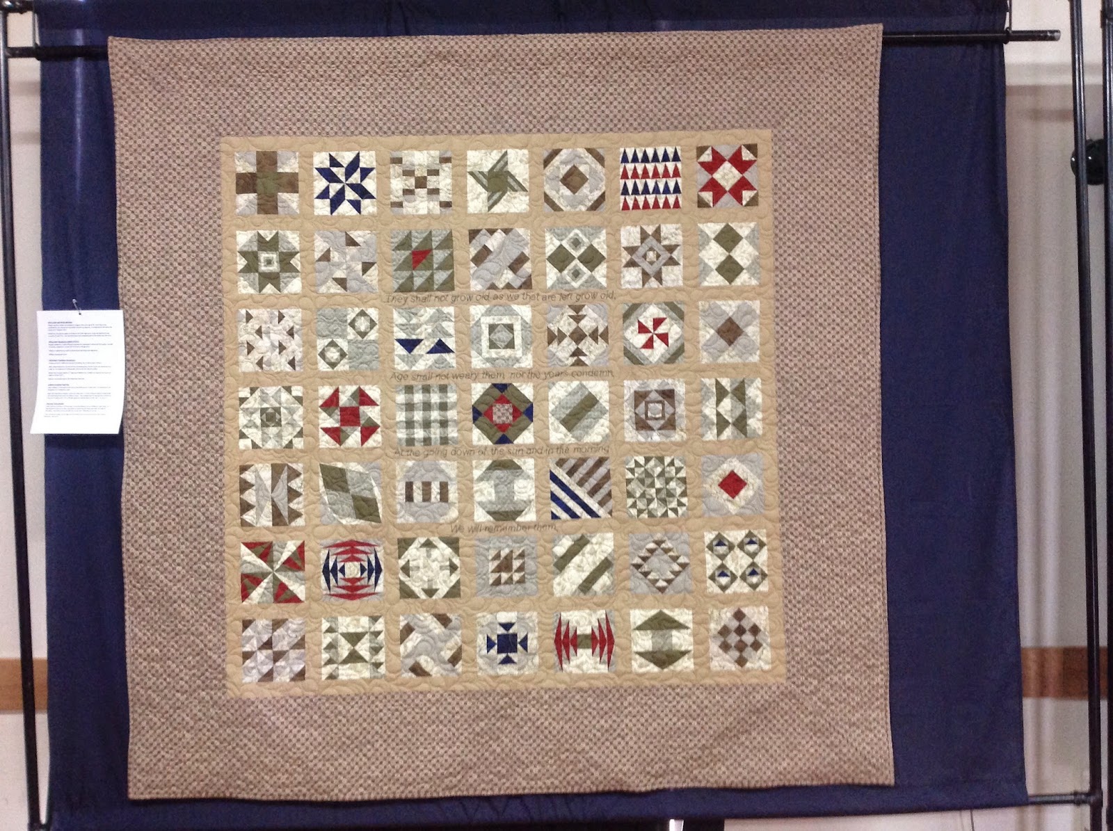 ButterZ: ANZAC DAY and our HONOUR QUILTS