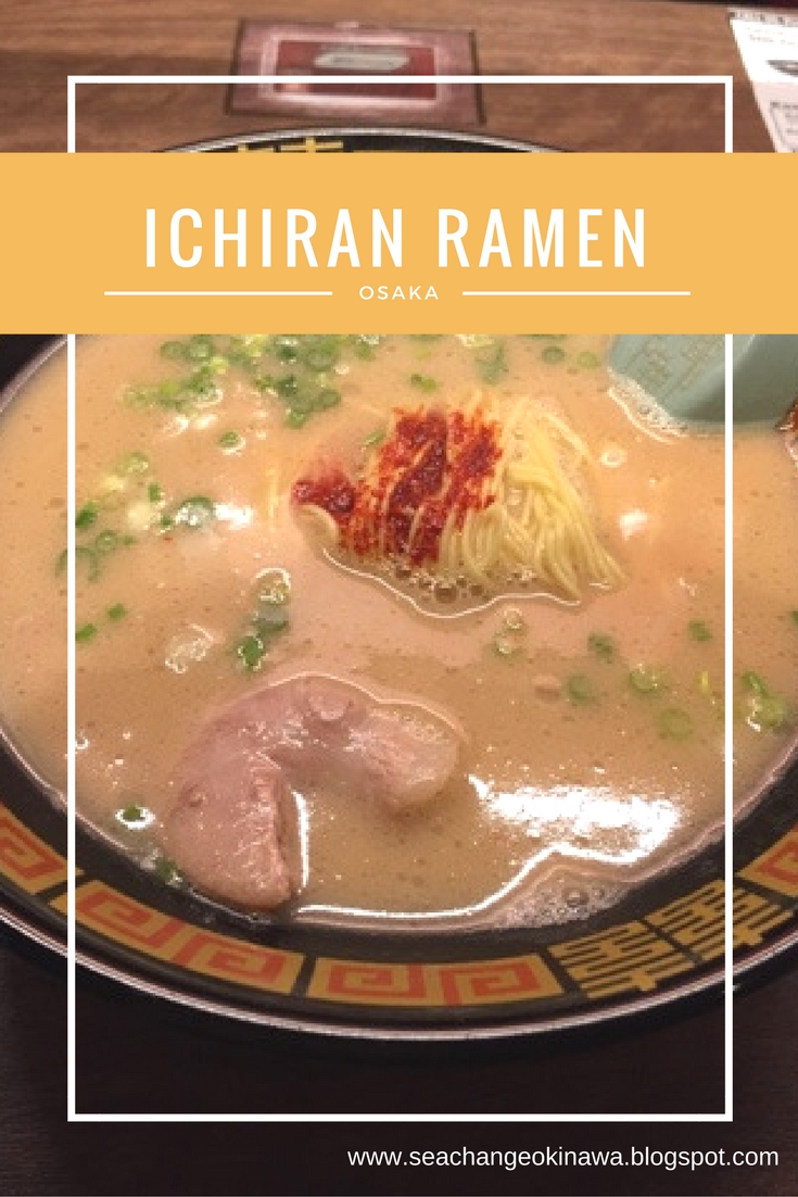 Ichiran Ramen - Sea Change Okinawa
