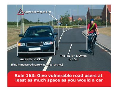 Gecko Cycling: Highway Code Overtake Photo