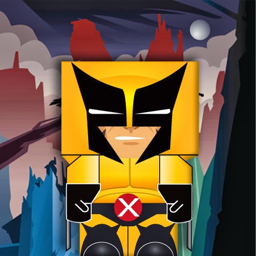 Laboratorio de papel: Paper Toy: Wolverine