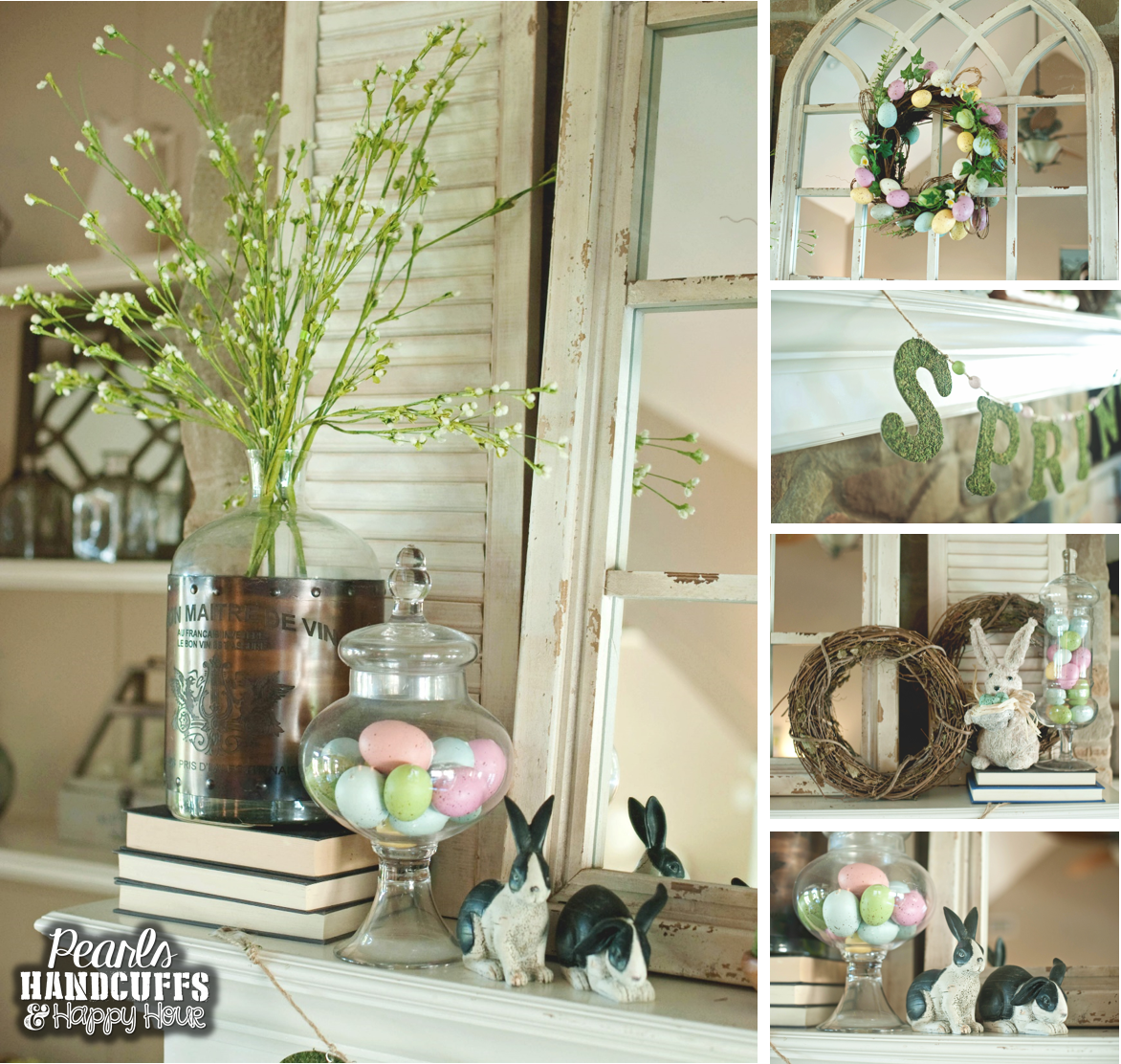 Pearls, Handcuffs, and Happy Hour: Spring Decor