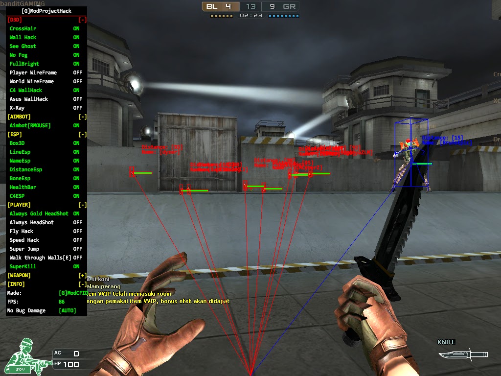 Release [VIP]GModProject D3D Menu Cheat Crossfire Indonesia 2018 ...