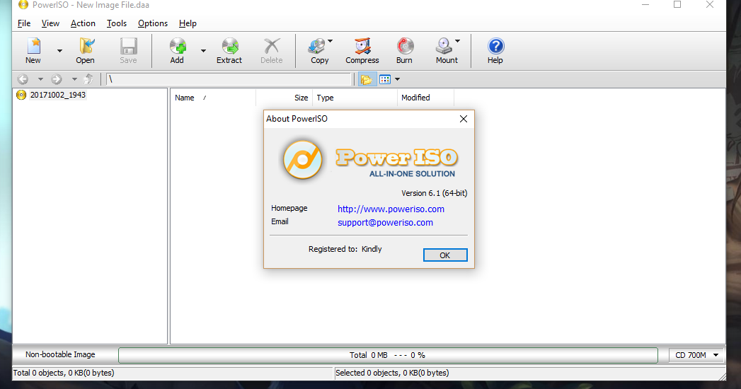 POWER ISO 6.1 32Bit & 64Bit + PATCH