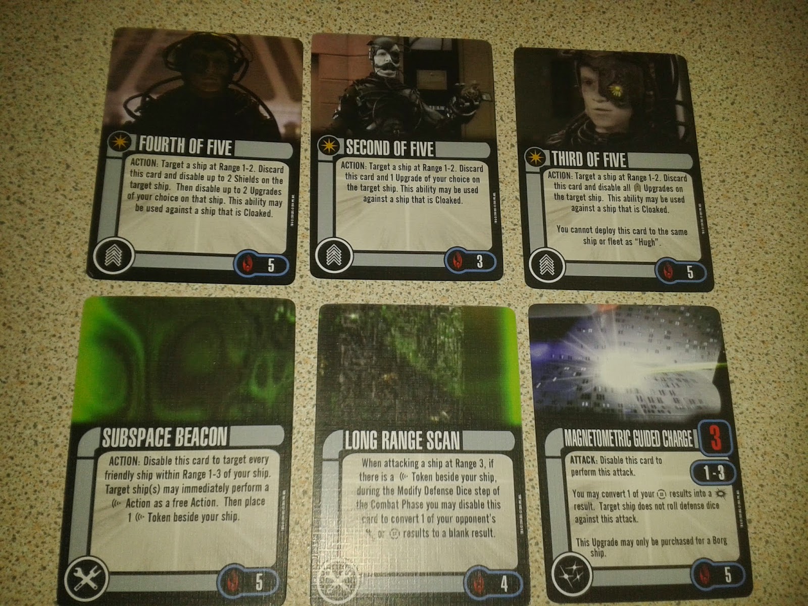 Star Trek Attack Wing Borg ScoutCube 608 unboxing