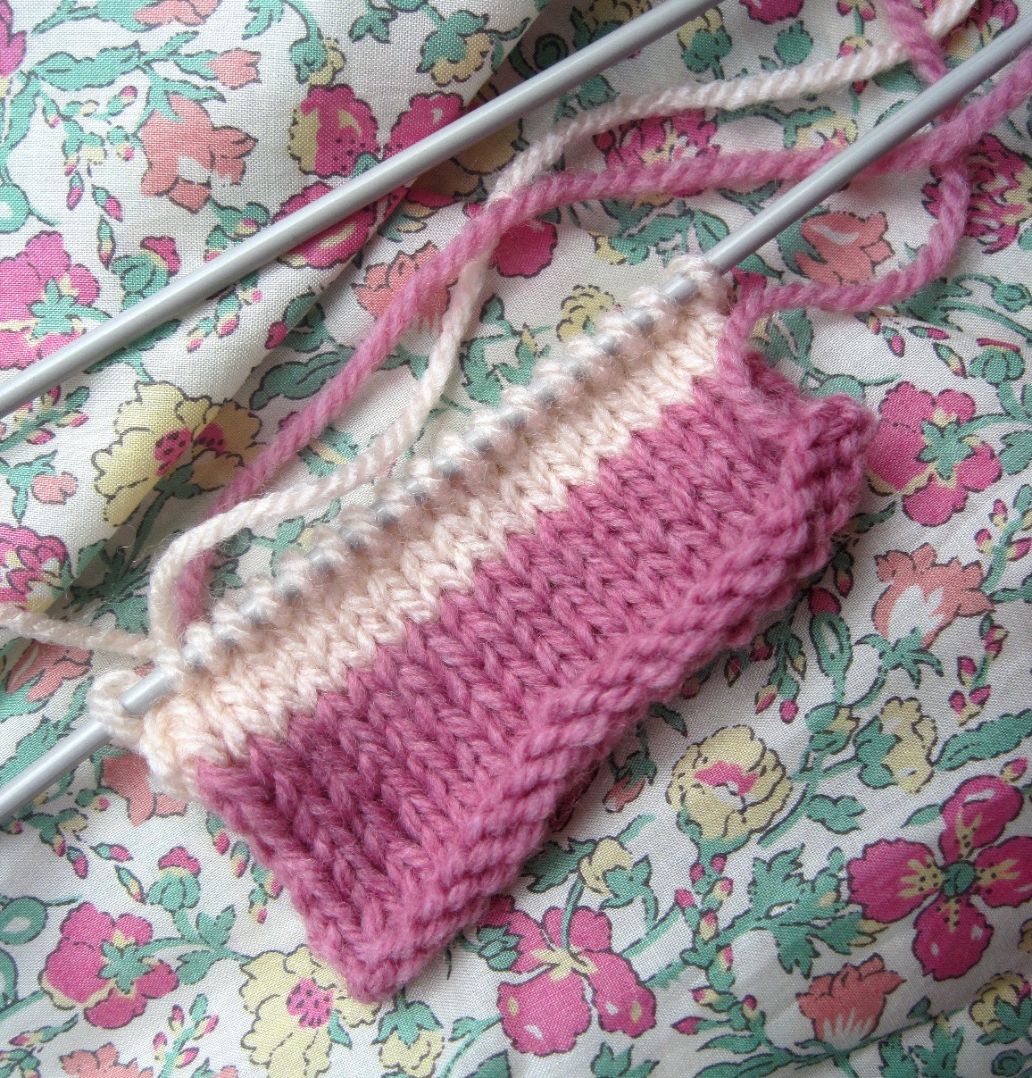 Flutterby Patch: Knitting in the rain