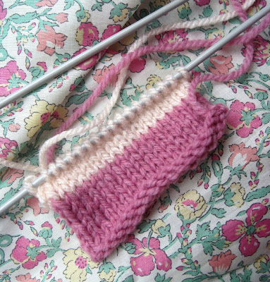 Flutterby Patch: Knitting in the rain