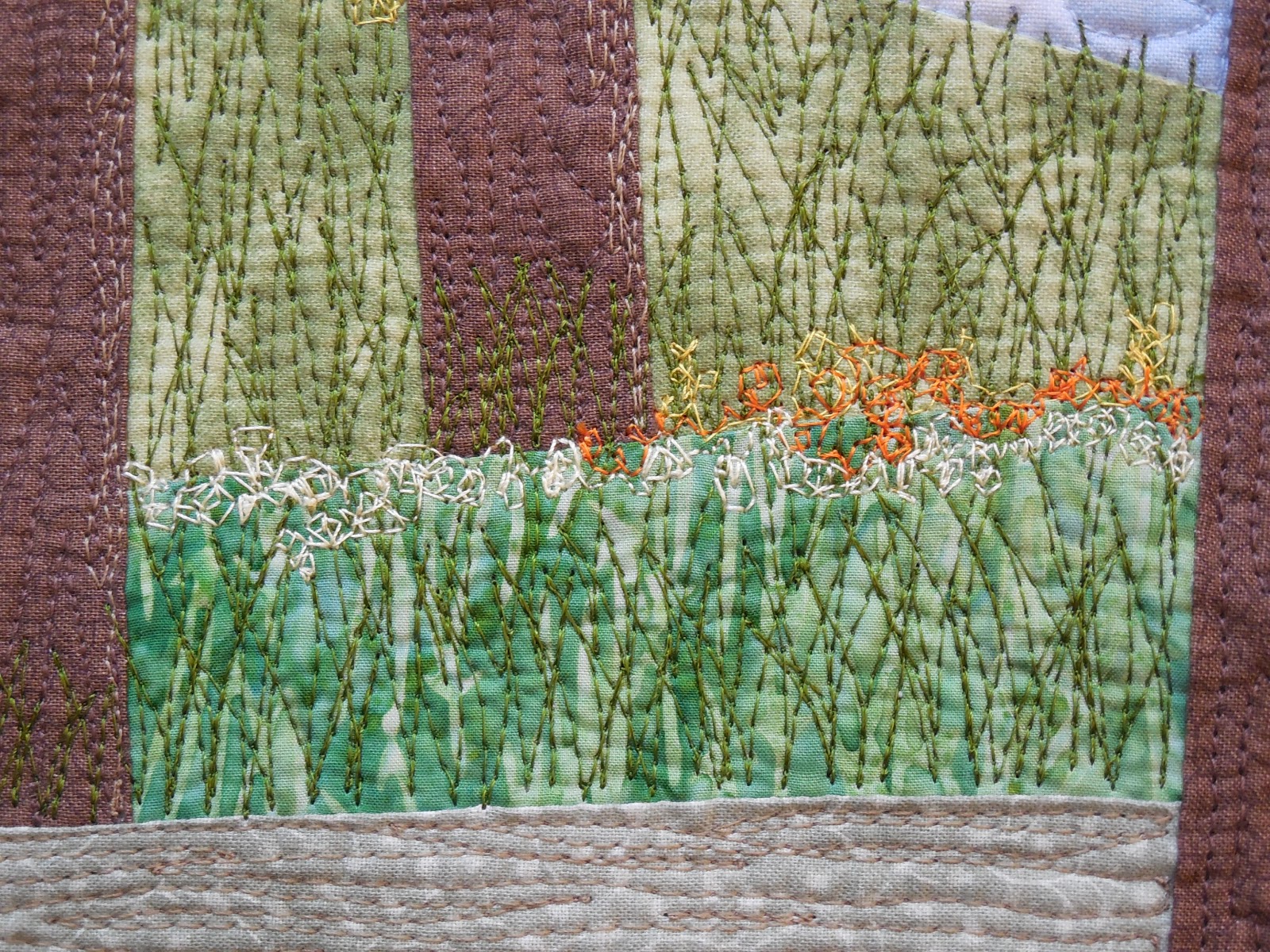 Tanderwen Quilts: Spring Trees quilt