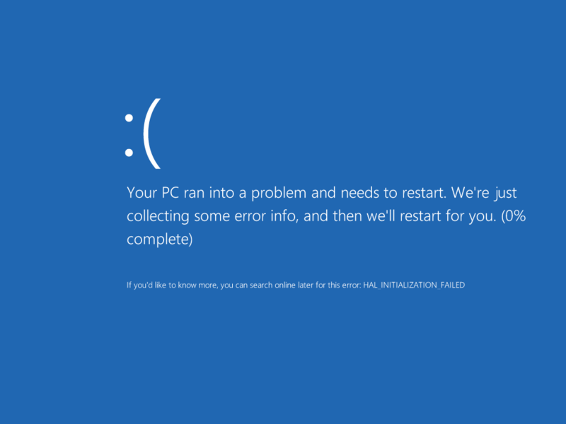 Penyebab Dari ERROR Code Dalam BSOD ~ Belajar untuk Bisa