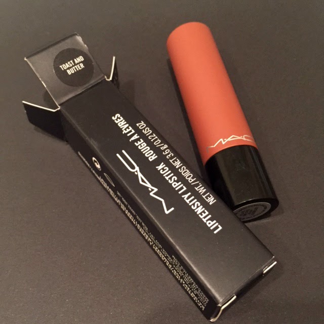 MAC Liptensity Lipstick in Smoked Almond & Toast and Butter | A Very ...