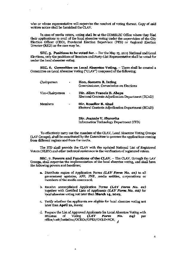 Information is the Key: Comelec Resolution No. 10443