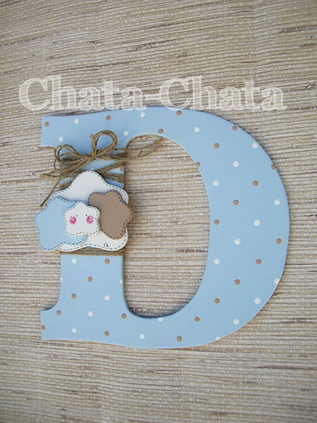 Chata-chata. Decoración infantil: LETRAS PARA DARÍO