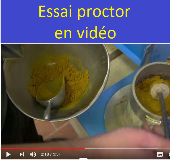 Essai proctor en vidéo