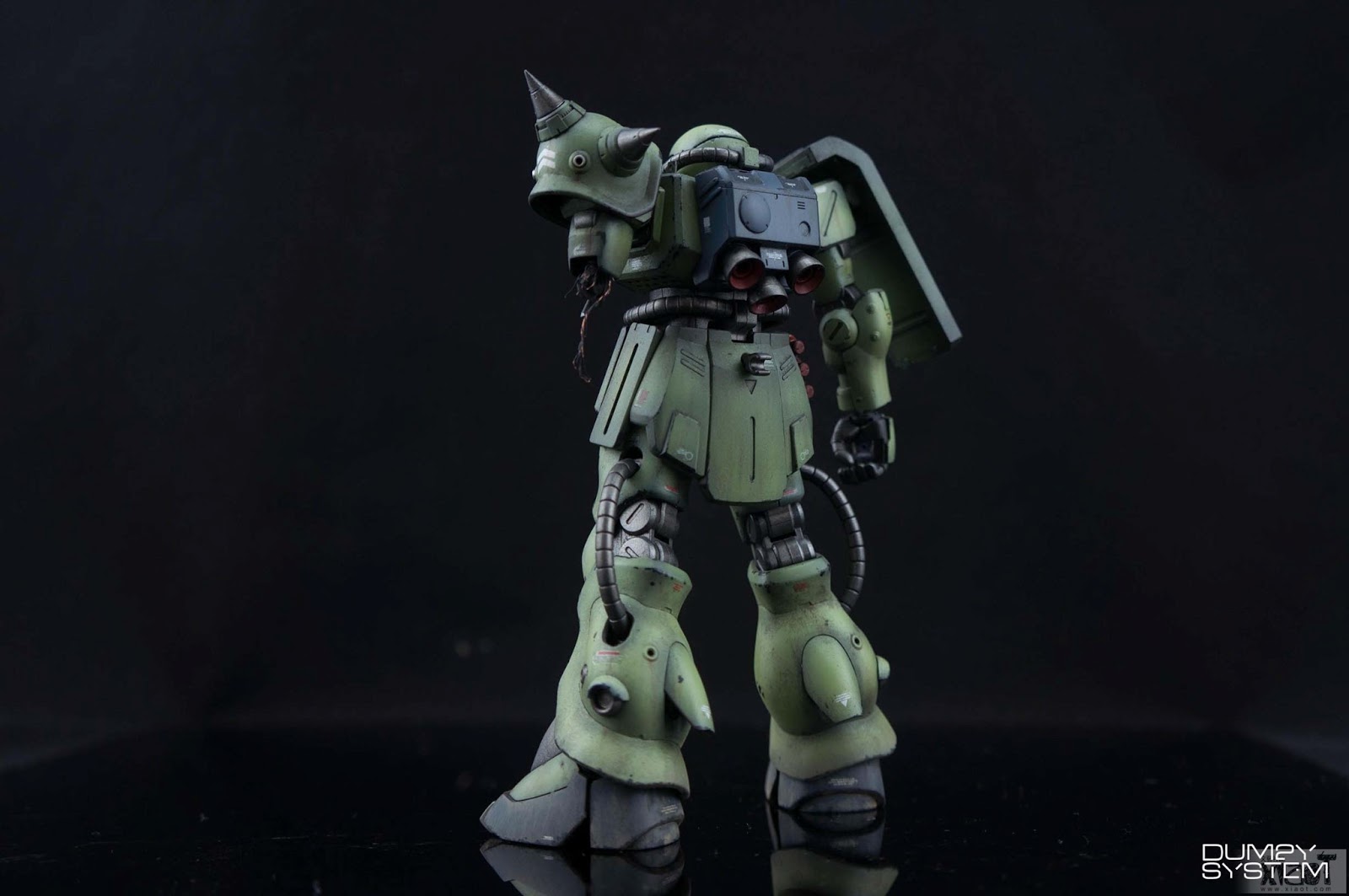 GUNDAM GUY: HGUC 1/144 MS-06FZ Zaku II - Customized Build