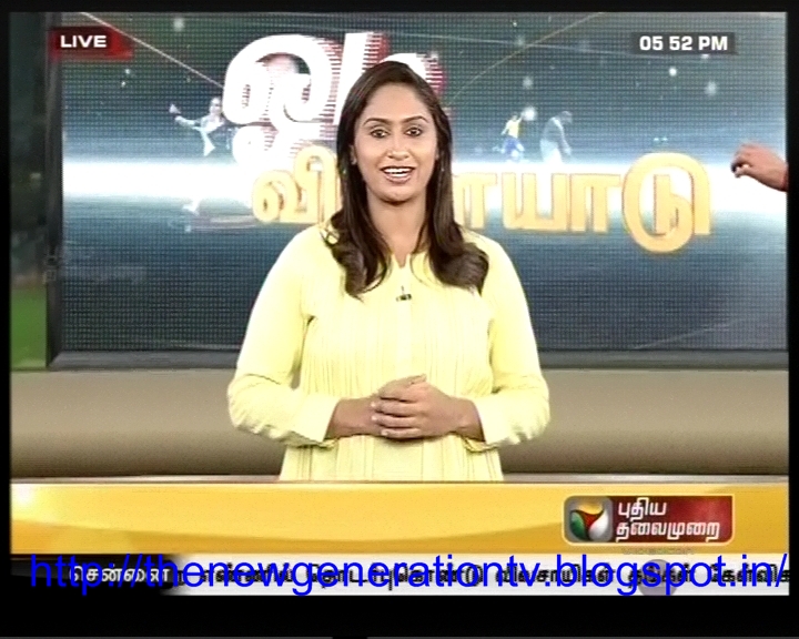 Puthiya Thalaimurai News Readers: News Reader Poornima