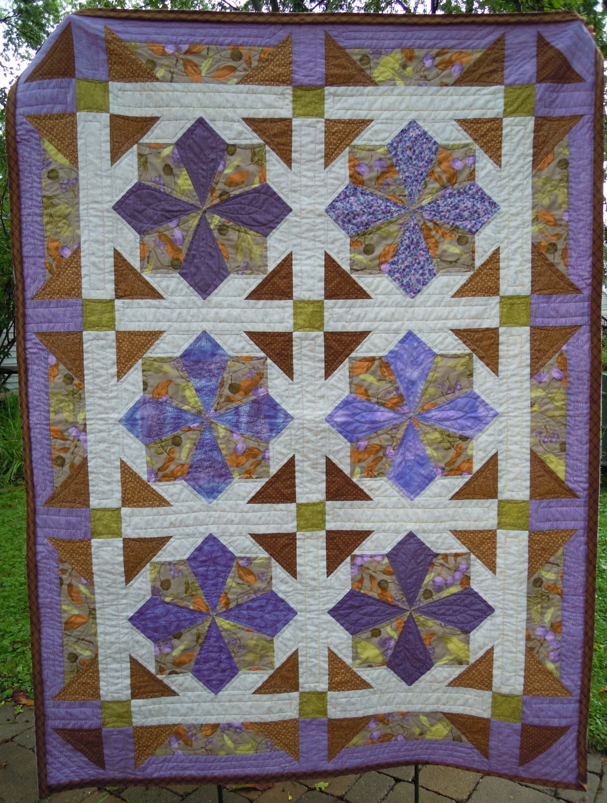 Quilting through Rose-colored Trifocals!: Sashed Quilt Settings ...