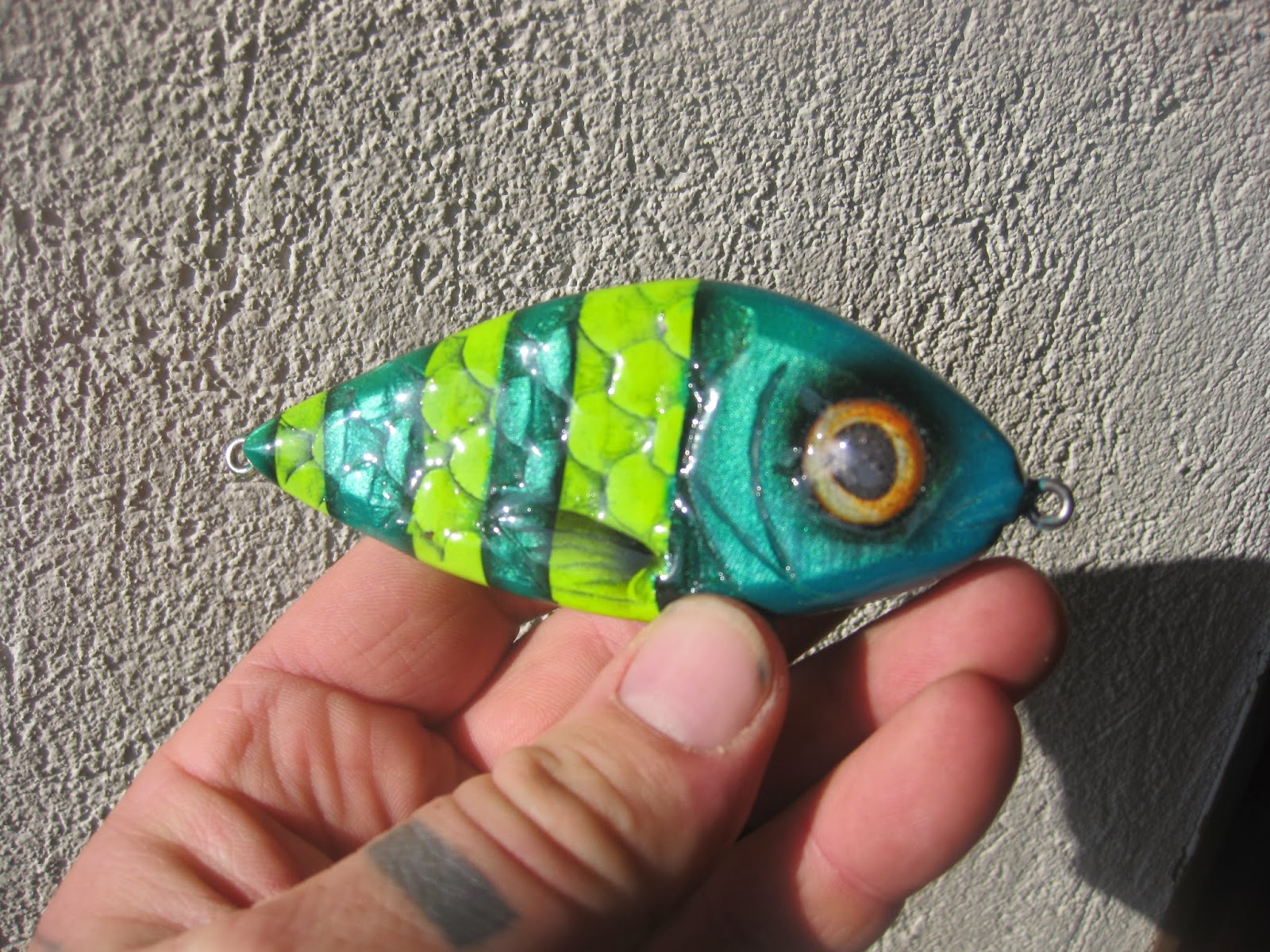 Psybolo Homemade Fishing Lures: Some Solarfall inspired Paint jobs