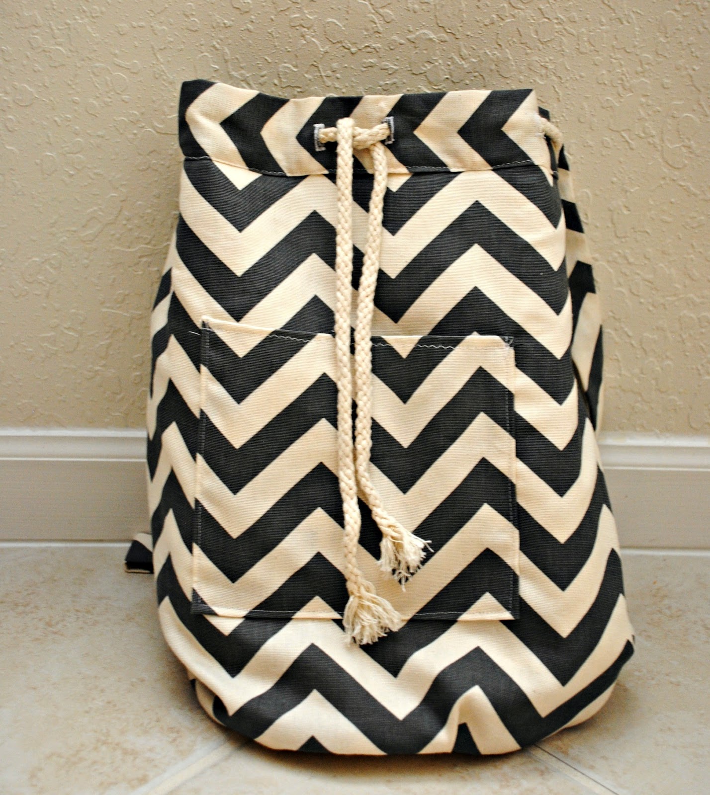 Trash To Couture: DIY backpack