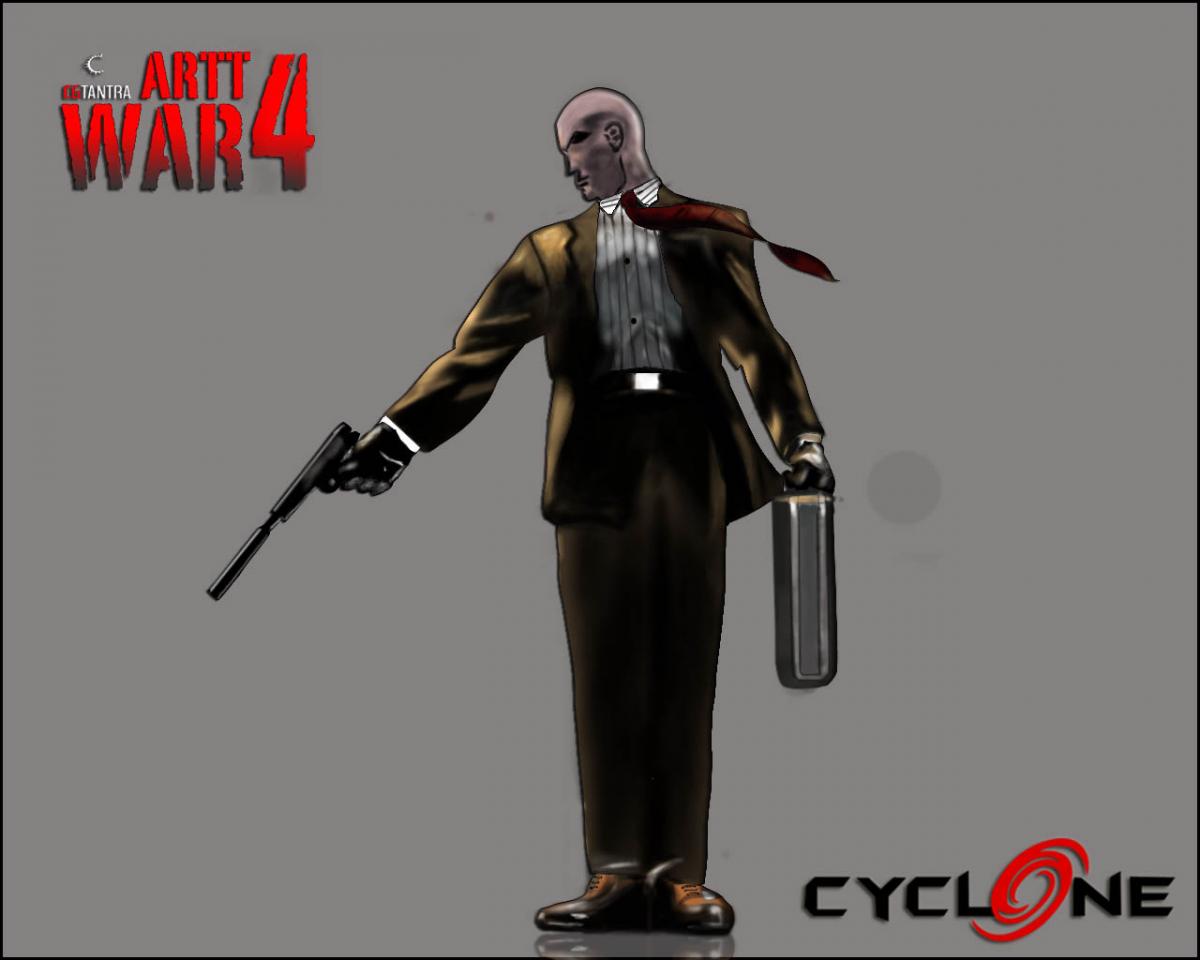 3d blog: Digital Painting Hitman