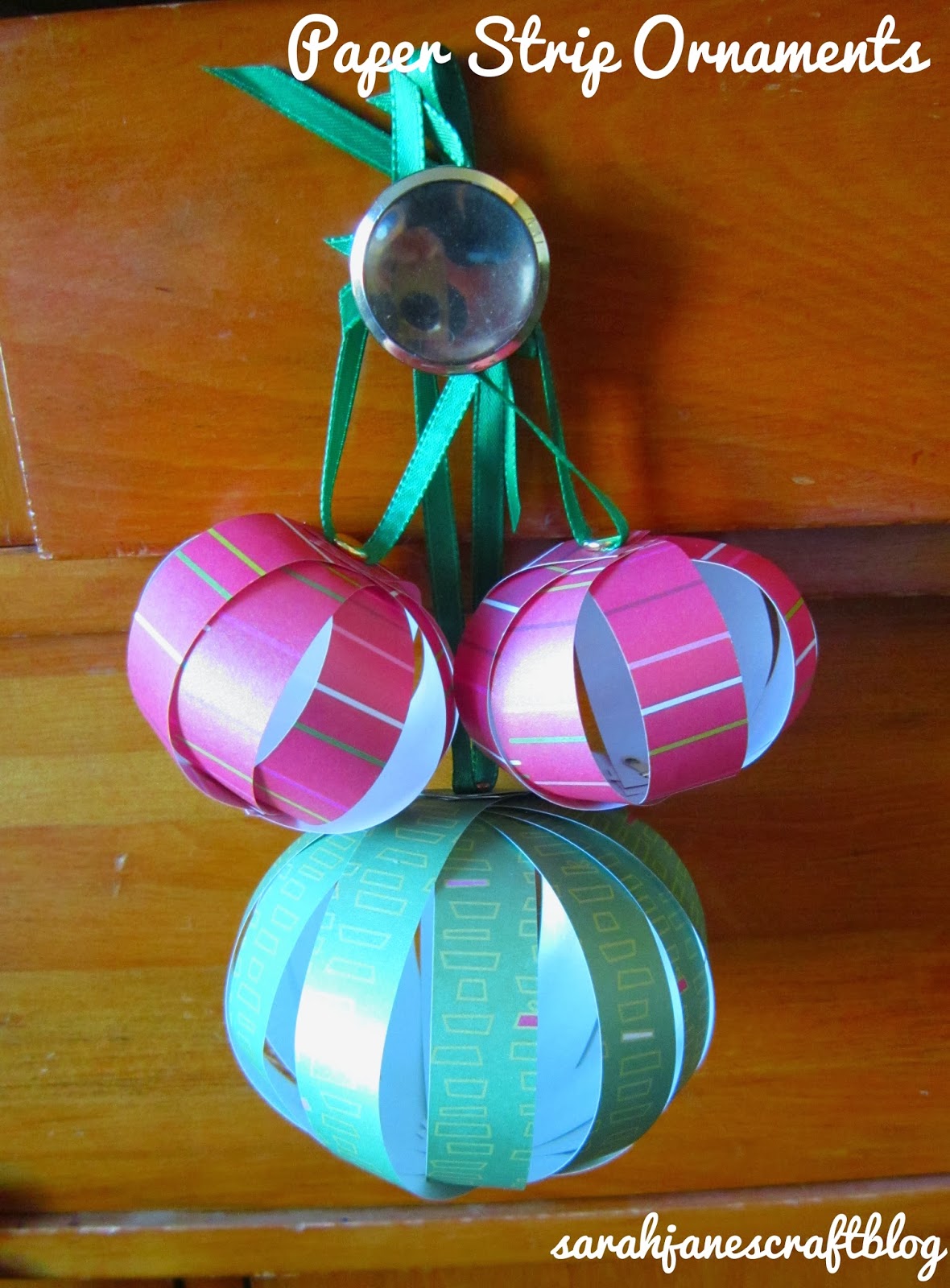 Sarah Jane's Craft Blog: Paper Strip Ornaments