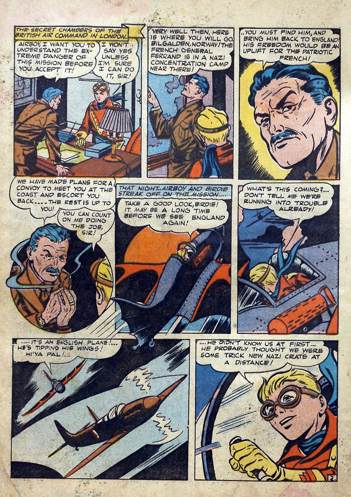 Four-Color Shadows: Airboy-Dan Barry/Fred Kida-1943