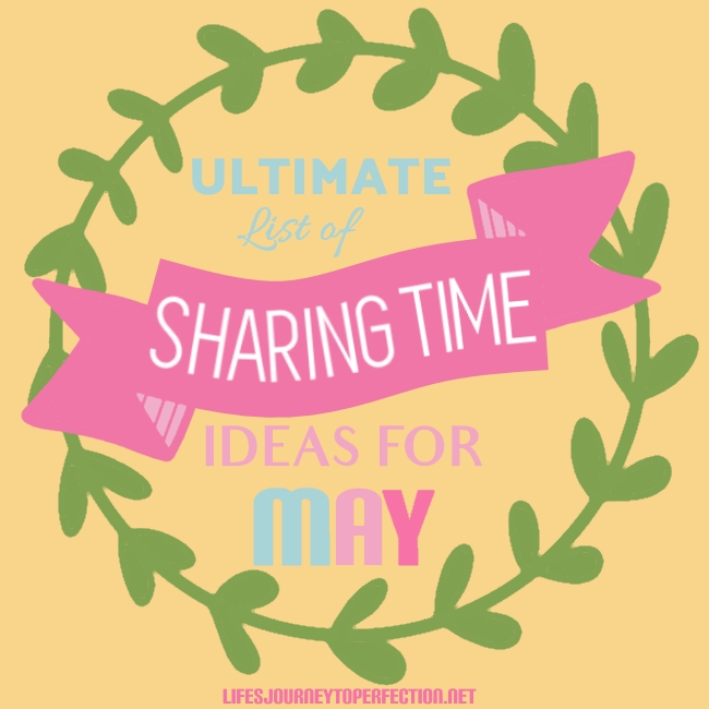 Life's Journey To Perfection: Sharing Time Ideas for 2017