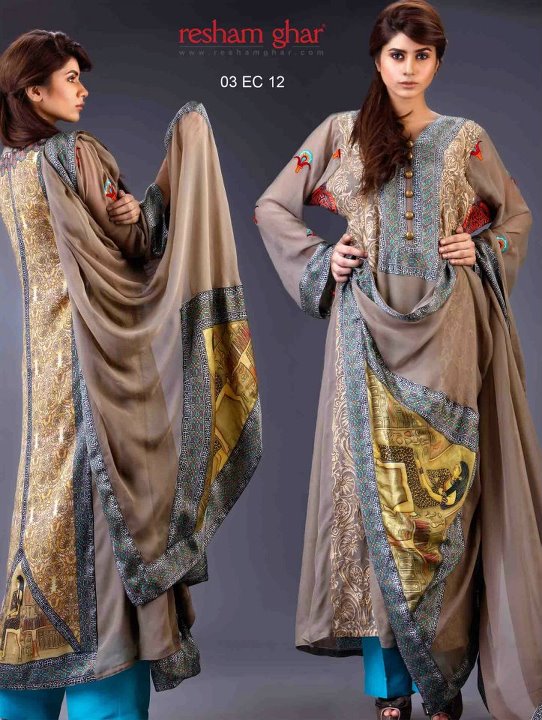 Resham Ghar @ Eid Dresses Design 2012 | Asian Fashion