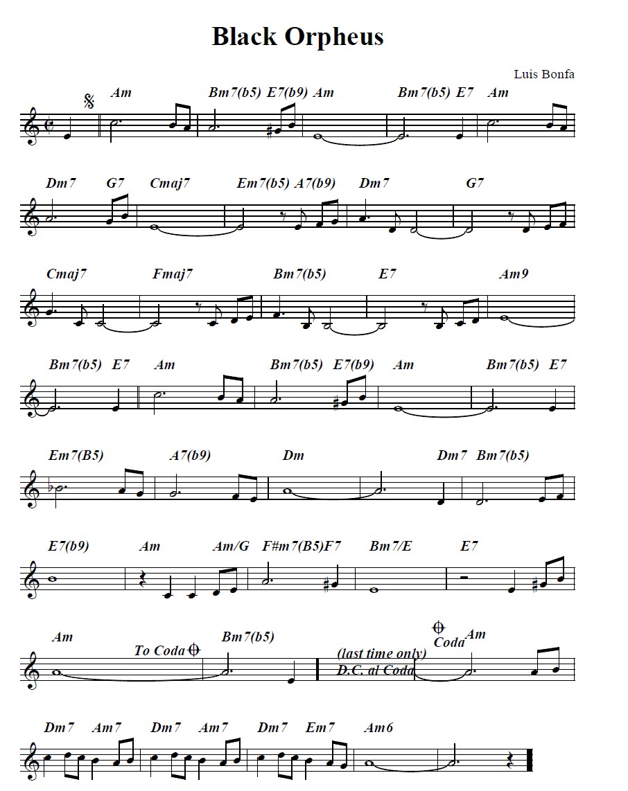 Bouzouki GDAE: Black Orpheus