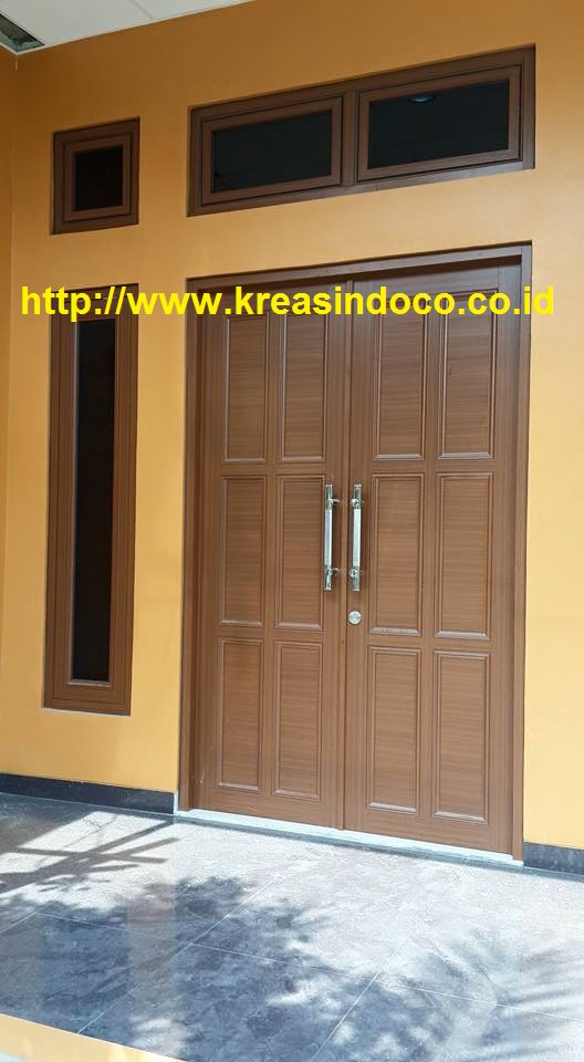 45+ Gambar Pintu Aluminium Urat Kayu, Motif Terbaru!