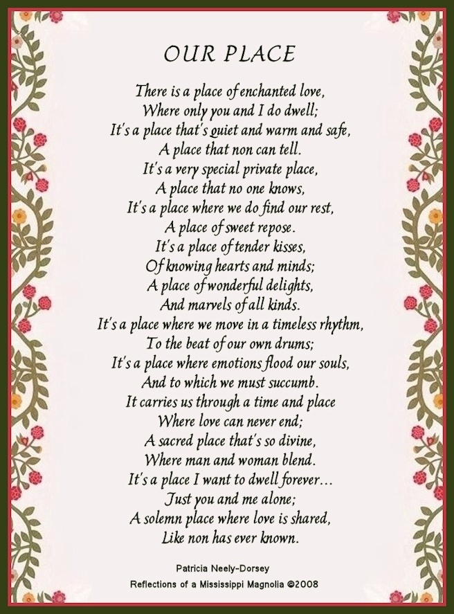 Reflections of a *Mississippi Magnolia*: ABOUT MY POETRY : The origin ...