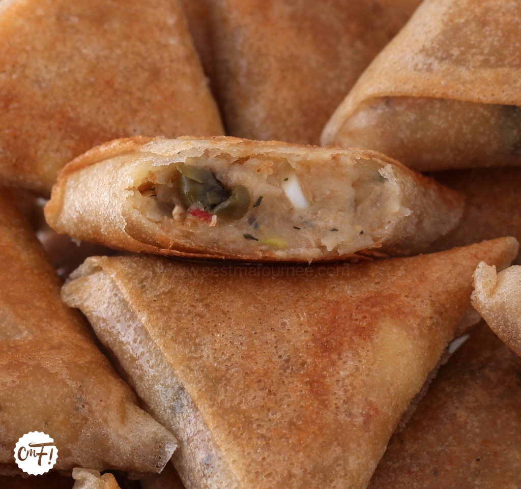 Les bricks au thon et à la pomme de terre