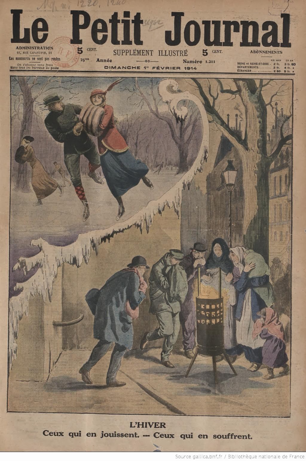 MA PRAVDA A MOI: L'actualité du 1er février 1914 avec Le Petit Journal
