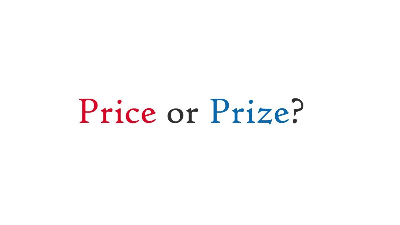 Grammar : Price vs Prize | COBA BAHASA INGGRIS