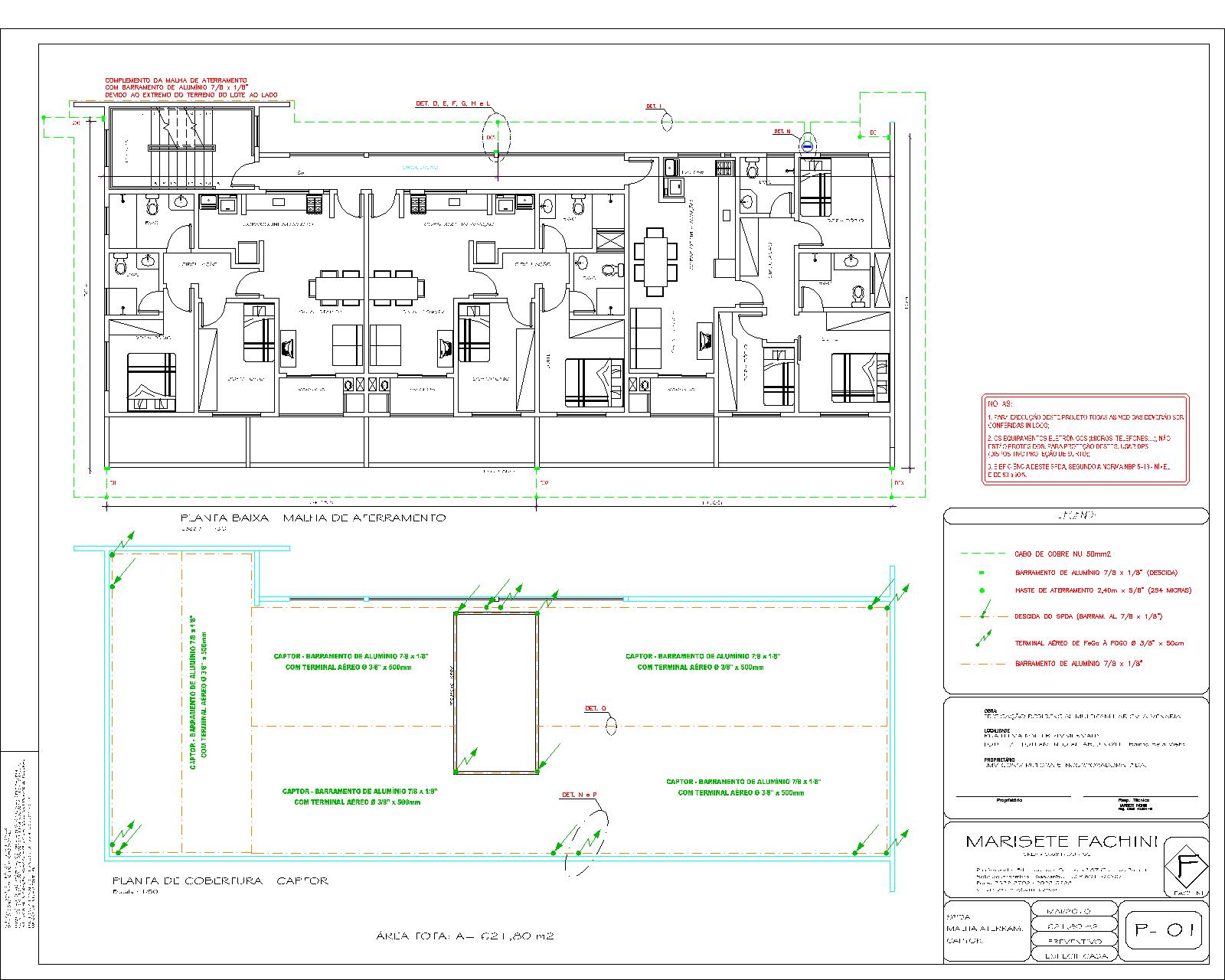 FPF Projetos (Elétricos e Preventivos): Projetos de SPDA / Aterramento
