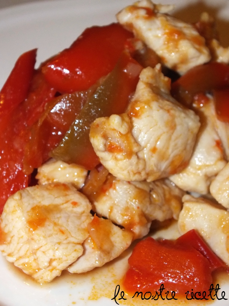 Le nostre Ricette: Pollo ai peperoni light