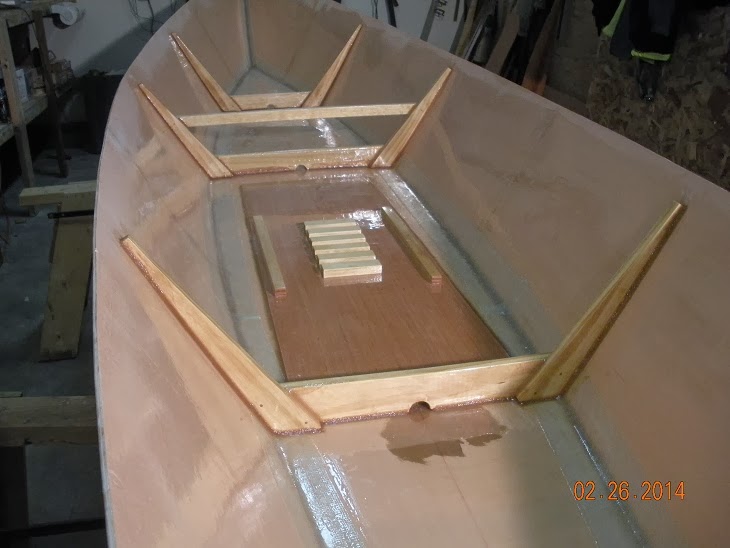 Building the Sea Scull: Bow Loop, Transom and Frames