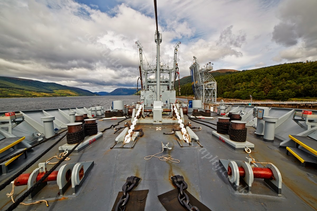 Dougie Coull Photography: RFA Gold Rover at Loch Striven