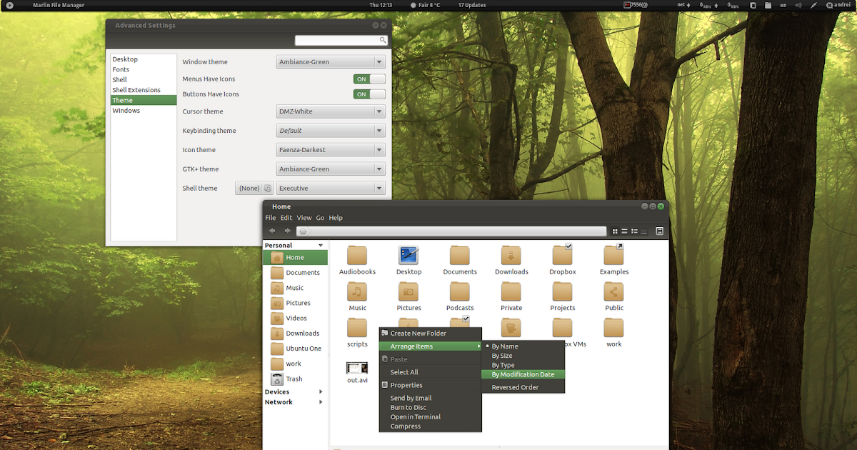 Ambiance And Radiance Colors Theme Pack Available In A PPA ~ Web Upd8 ...