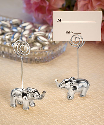SuperGiftPlace Wedding Blog: Elephant Place Card Holders