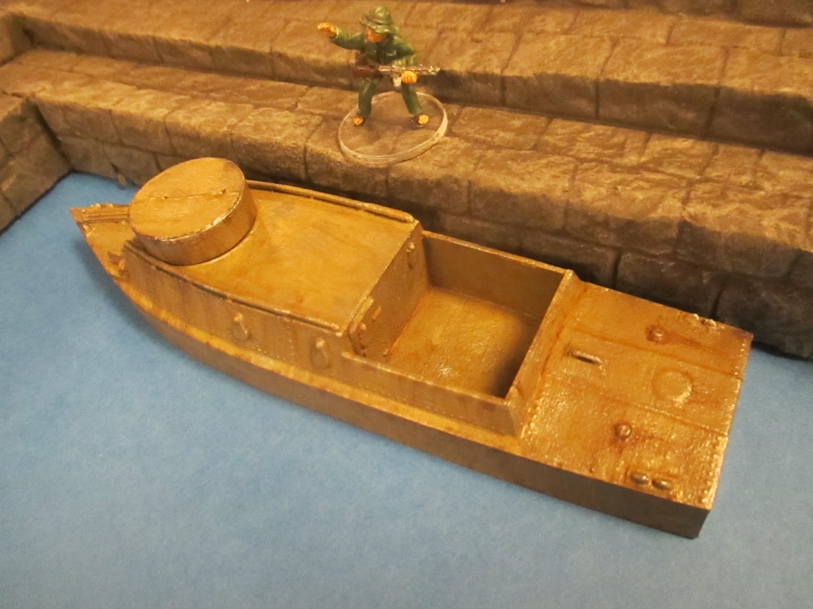 The Miniatures Man: BK-2 Soviet Riverine Gunboat in 28mm from Barrage ...
