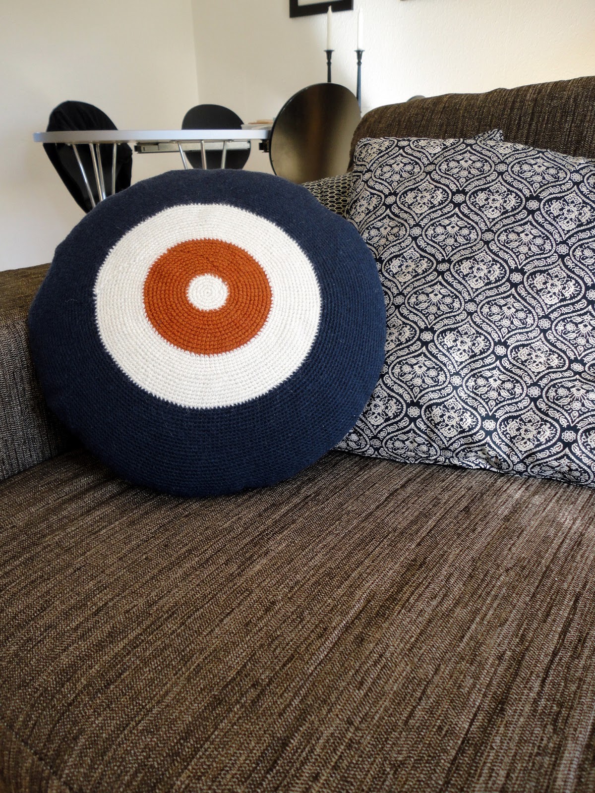 Den lilla elefant: rund pude