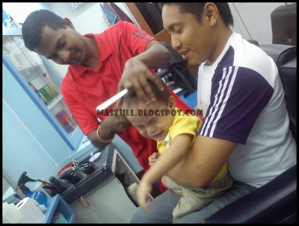 First Time Gunting Rambut