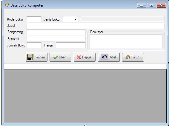 .Berbagi dan Belajar: Membuat Aplikasi Penjualan Buku Sederhana dengan ...
