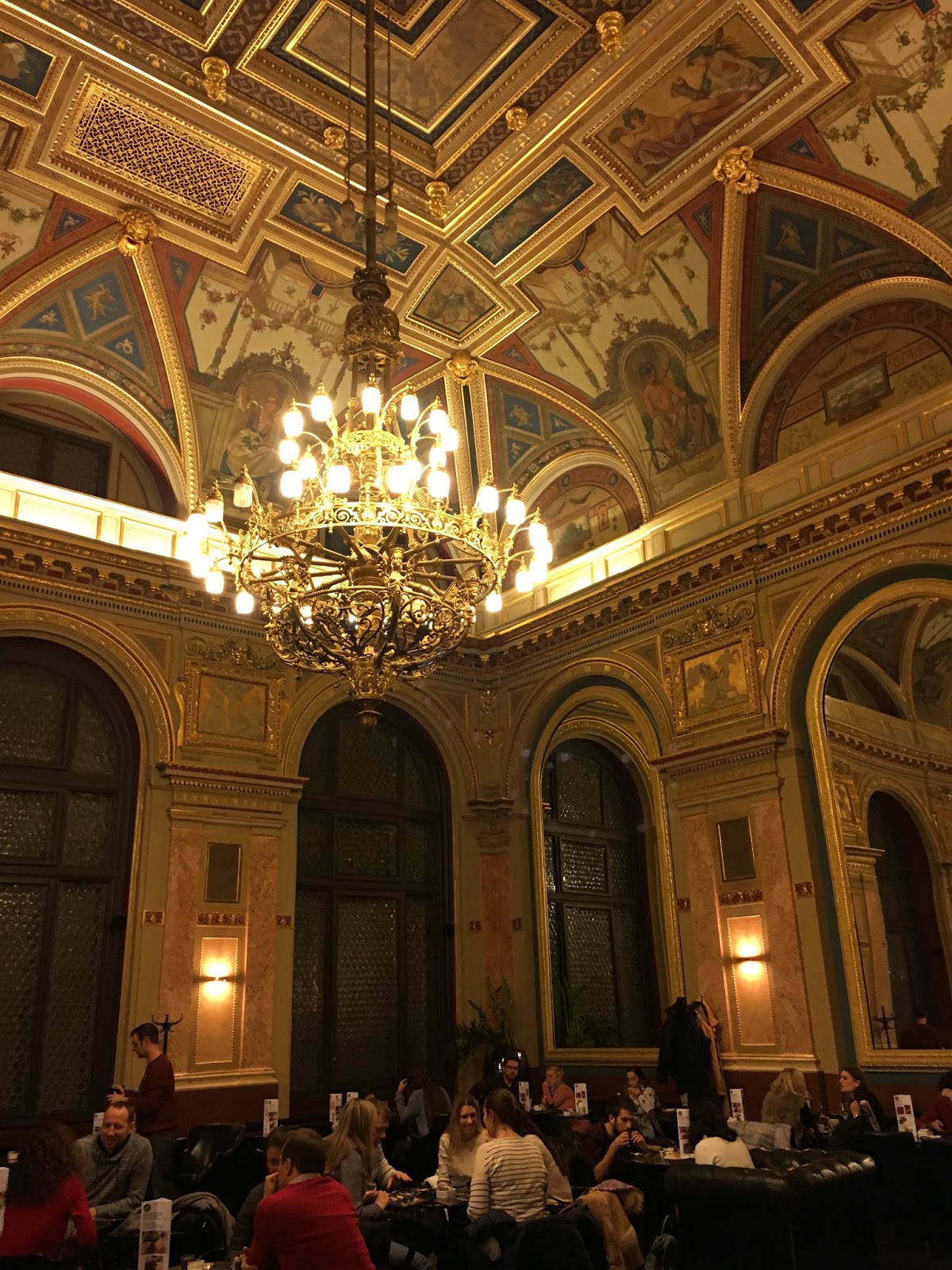 Lotz Terem Book Cafe - Budapest, Hungary - Travel is my favorite Sport