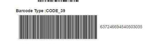 KAILASH'S BLOGS: Display Barcode Image KAILASH'S BLOGS: Display Barcode Image